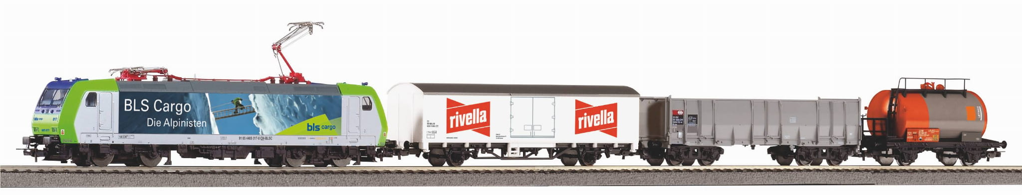 PIKO 59028 H0 Digital electrical railway set BLS with locomotive type ...