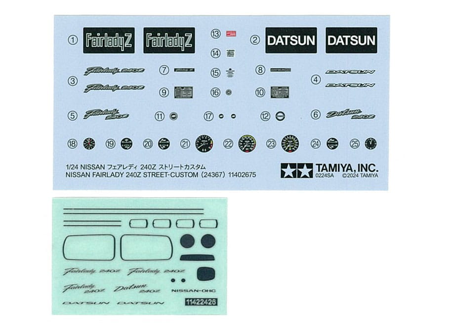 Tamiya 24367 - 1:24 Nissan Fairlady 240Z Street-Custom - Exito Model Store