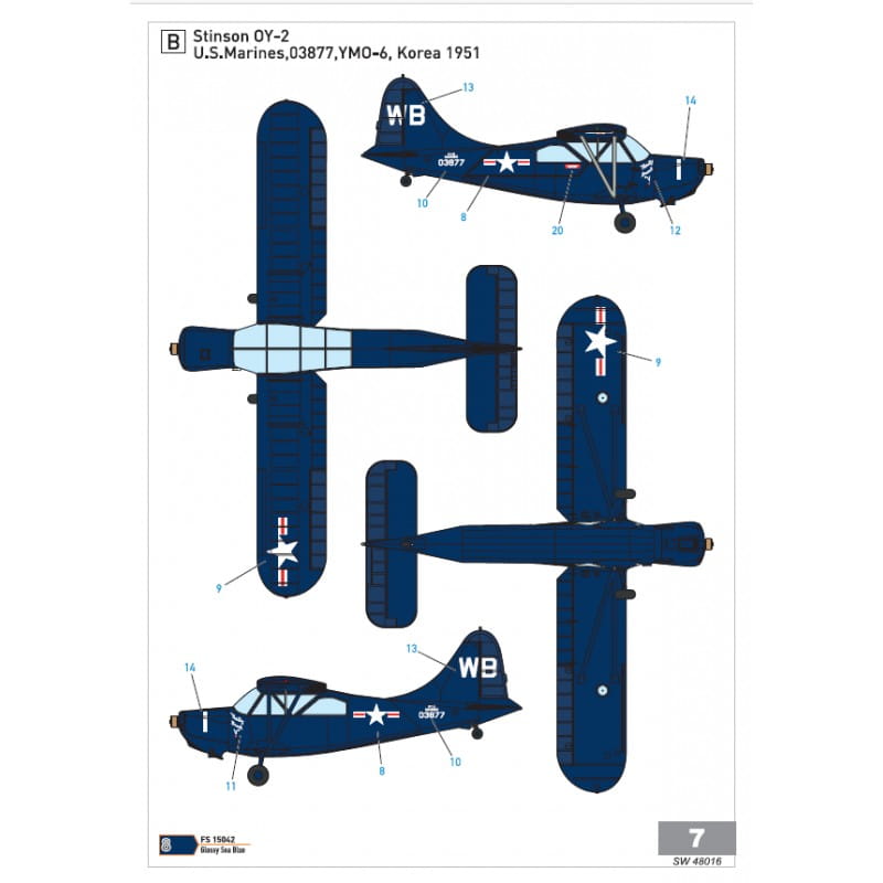 Sword 48016 - 1:48 L-5B/OY-2/Sentinel Mk.II - Exito Model Store