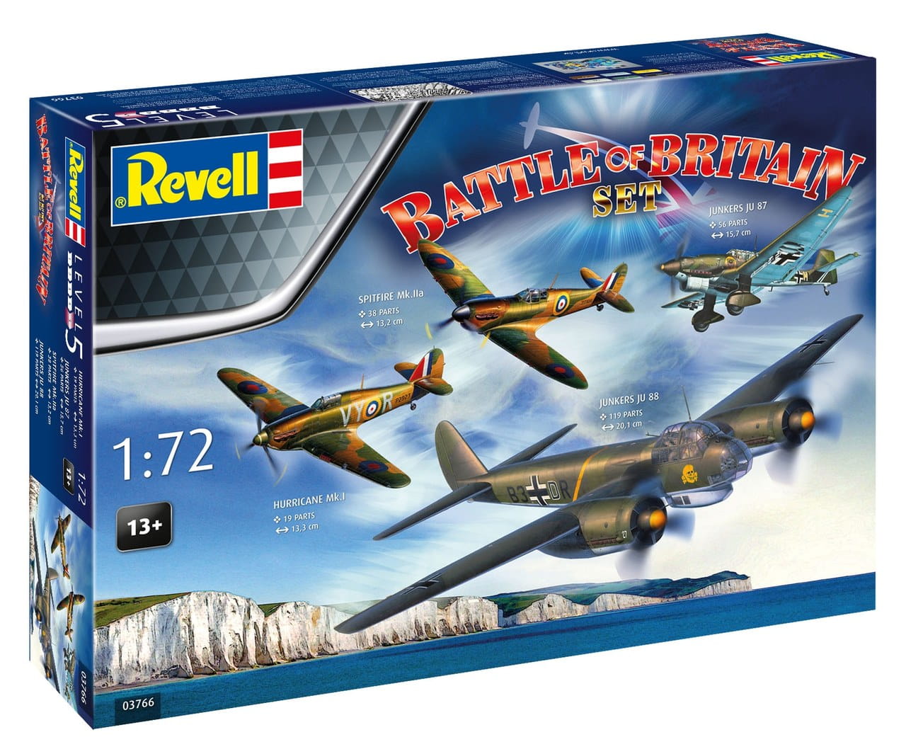 Revell 03766 - 1:72 Battle of Britain 85th Anniversary modele z farbami ...